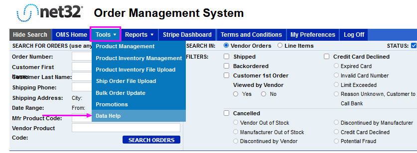 Updating your Prices – Net32
